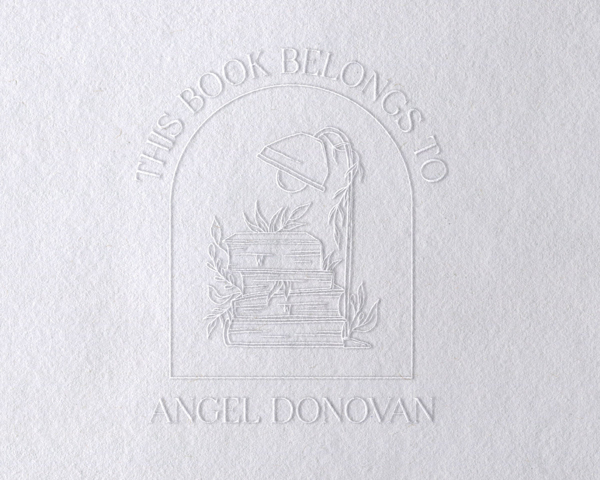 Custom Library Book Embosser - Book Lover Collection – Stampful