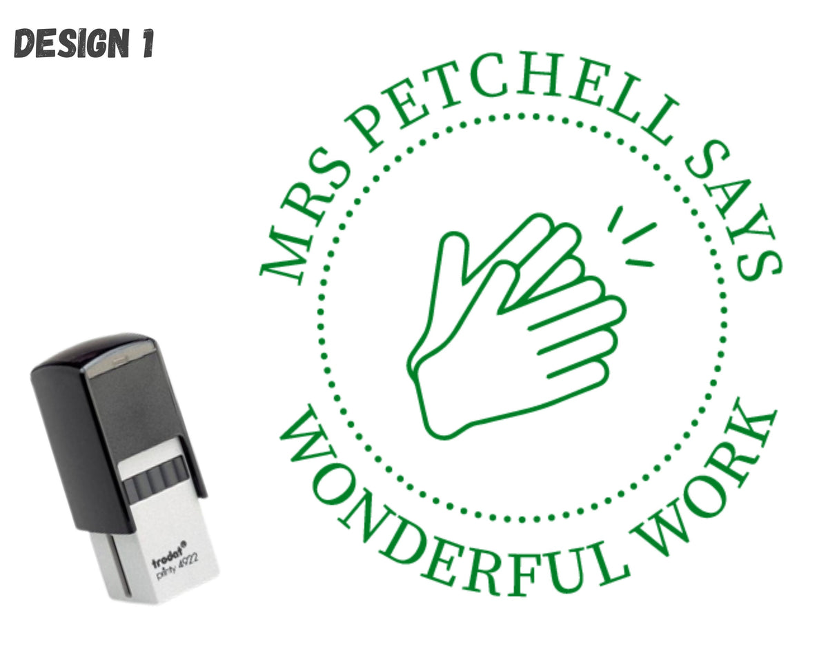 Custom Teacher Feedback Stamp – Stampful